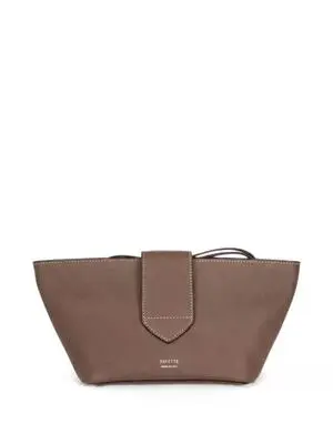 Savette Small Anello Clutch Bag In Grainy Leather