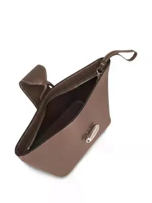 Savette Small Anello Clutch Bag In Grainy Leather
