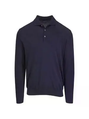 Peter Millar Long-sleeve Polo Shirt - Blue