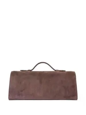 Savette Slim Symmetry Clutch Bag - Brown