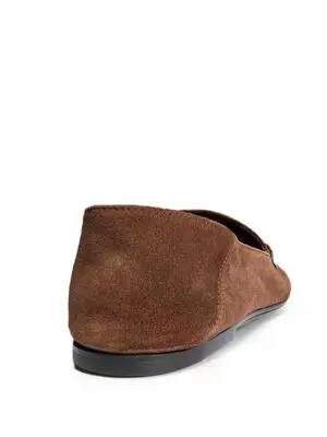 Gucci Jordaan Horsebit Suede Loafers