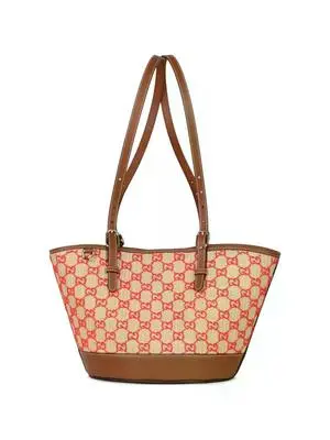 Gucci Small Gg Canvas Tote Bag - Neutrals