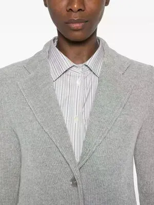 Amina Rubinacci Voltaire Ribbed-knit Blazer