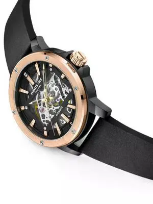KENNETH COLE Skeleton-dial 44mm Watch
