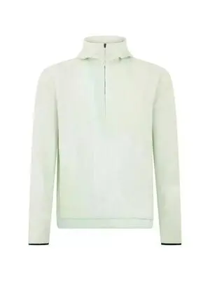 Herno Waffle-knit Quarter-zip Sweatshirt - Neutrals