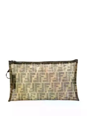 Fendi Zucca Mesh Clutch Bag