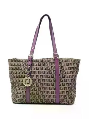 Fendi Zucchino Canvas Superstar Tote Bag