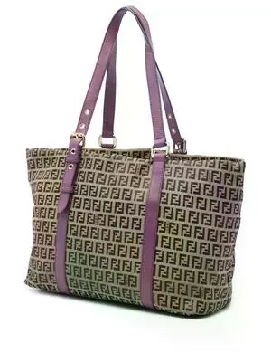Fendi Zucchino Canvas Superstar Tote Bag