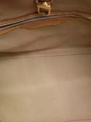 LOUIS VUITTON Damier Azur Batignolles Horizontal Tote Bag - White