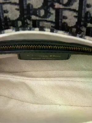 Dior 2018 Oblique Canvas Saddle Bag Shoulder Bag