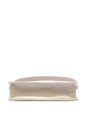 Prada Spazzolato Leather Shoulder Bag - Neutrals