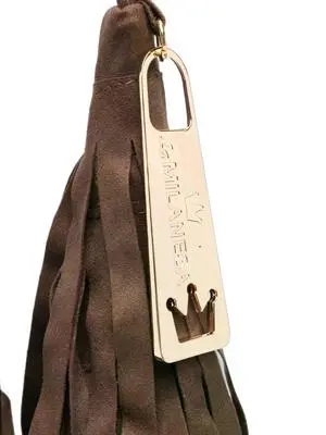 LA MILANESA Small Aretha Fringed Shoulder Bag