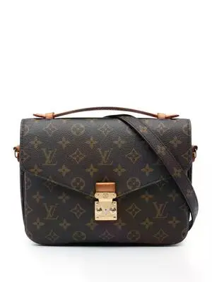 LOUIS VUITTON 2021 Monogram Pochette Metis Satchel - Brown