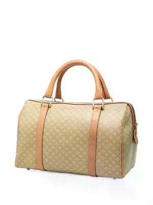 Celine Macadam Coated Canvas Boston Bag