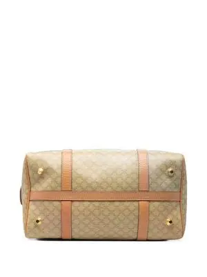Celine Macadam Coated Canvas Boston Bag