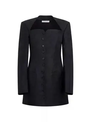 Philosophy Di Lorenzo Serafini Button-up Blazer Mini Dress - Black