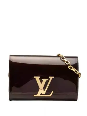 LOUIS VUITTON Vernis Louise Chain Mm Shoulder Bag