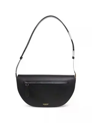Burberry Small Leather Olympia Shoulder Bag - Black