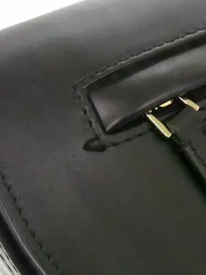 Burberry Small Leather Shoulder Bag - Black