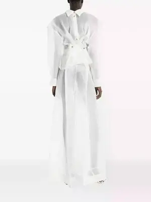 A.W.A.K.E. Mode Twisted Sheer Shirt