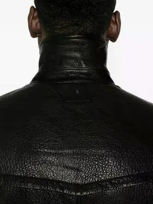 SALVATORE SANTORO Grainy Leather Jacket