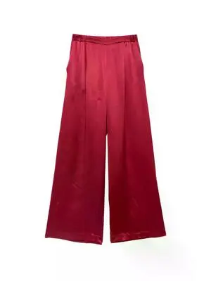 Carine Gilson Satin Silk Trousers