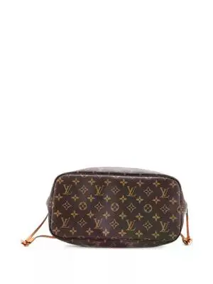 LOUIS VUITTON Neverfull Mm Monogram Canvas Tote Bag - Brown