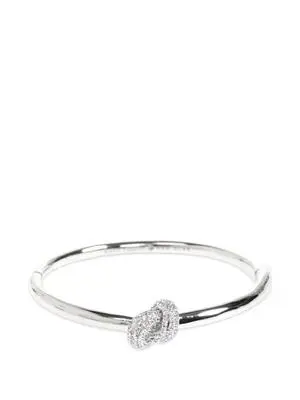 Kate Spade New York Crystal-embellished Knot Bracelet - Silver