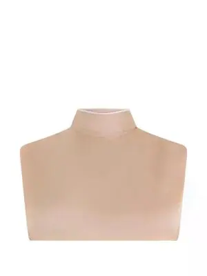 Philosophy Di Lorenzo Serafini Cropped Top With Bow Detail - Neutrals