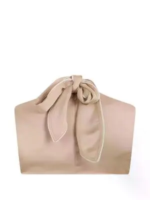 Philosophy Di Lorenzo Serafini Cropped Top With Bow Detail