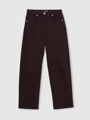 REISS Selin Mid-rise Straight-leg Jeans