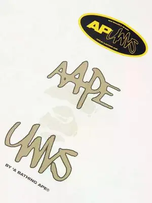 AAPE BY *A BATHING APE Moonface Logo-print T-shirt