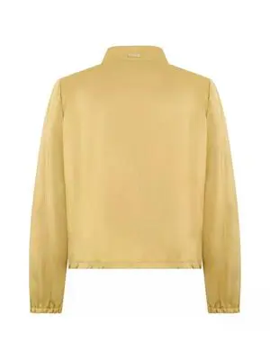 Herno Band-collar Bomber Jacket - Yellow
