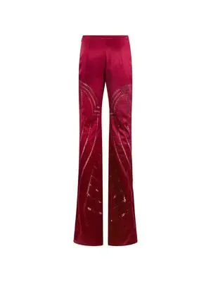 Alberta Ferretti Wide-leg Trousers - Pink