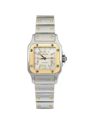 Cartier Santos Galbée 24mm Two-tone Automatic Watch - Neutrals