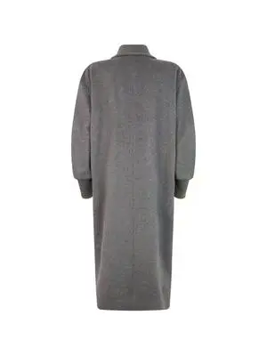 Herno Puffed-sleeve Cashmere Coat