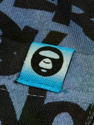 AAPE BY *A BATHING APE Graffiti-print Sweat Shorts