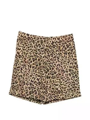 Valentino Garavani Leopard-print Shorts - Neutrals