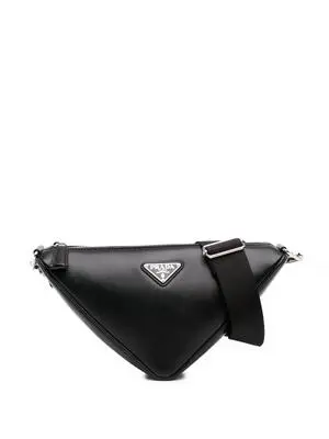 Prada Leather Triangle Crossbody Bag