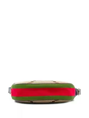 Gucci 2016-2026 Mini Jumbo Gg Canvas Web Ophidia Shoulder Bag