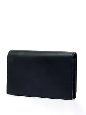 Saint Laurent 2019 Smooth Calfskin Monogram Kate Tassel Chain Wallet Crossbody Bag - Black