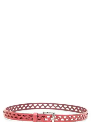 Alberta Ferretti Cut-out Leather Belt