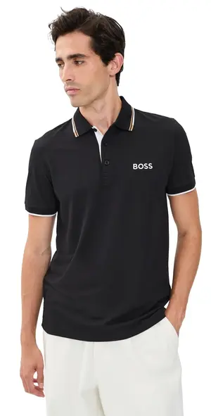 BOSS Paddy Pro Polo Shirt - Black