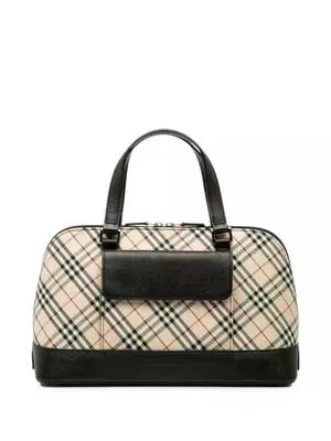 Burberry 2000-2017 Nova Check Canvas Handbag - Neutrals