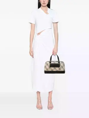 Burberry 2000-2017 Nova Check Canvas Handbag