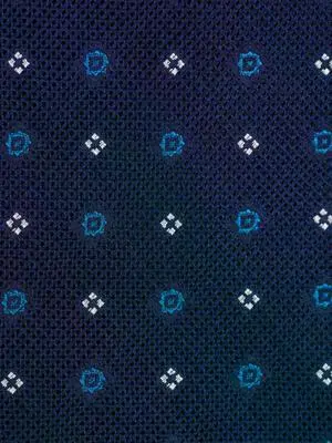 Brioni Geometric-pattern Tie - Blue