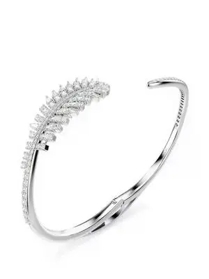 SWAROVSKI Crystal-embellished Feather Motif Bracelet