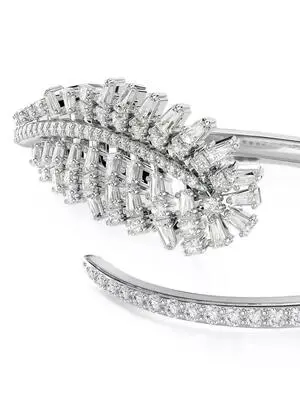 SWAROVSKI Crystal-embellished Feather Motif Bracelet