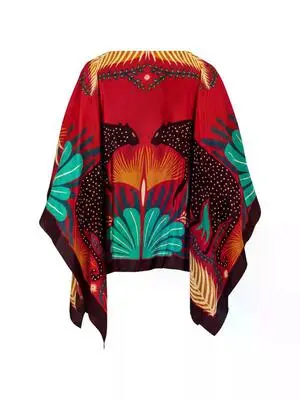 Etro Graphic Print Silk Blouse