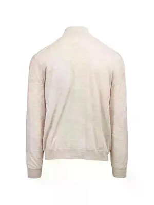 Fedeli Zip-up Knit Cardigan - Neutrals